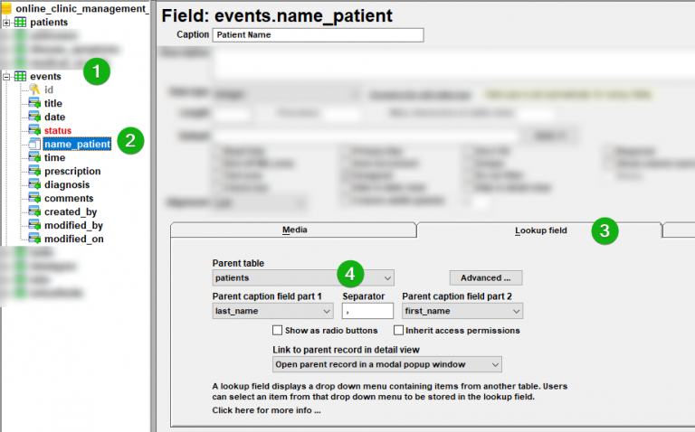How to add a button for adding subitems to every row of table view | AppGini Helper